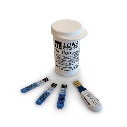 Wellion Luna Cholesterol Teststrips (10 stuks) kopen? Bestel online!